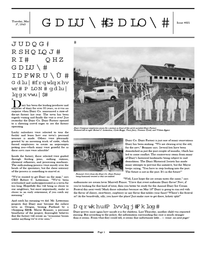 Word Newspaper | PDF