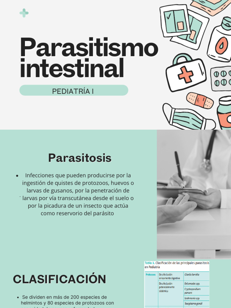 Parasitismo Intestinal | PDF | Diarrea | Especialidades Medicas