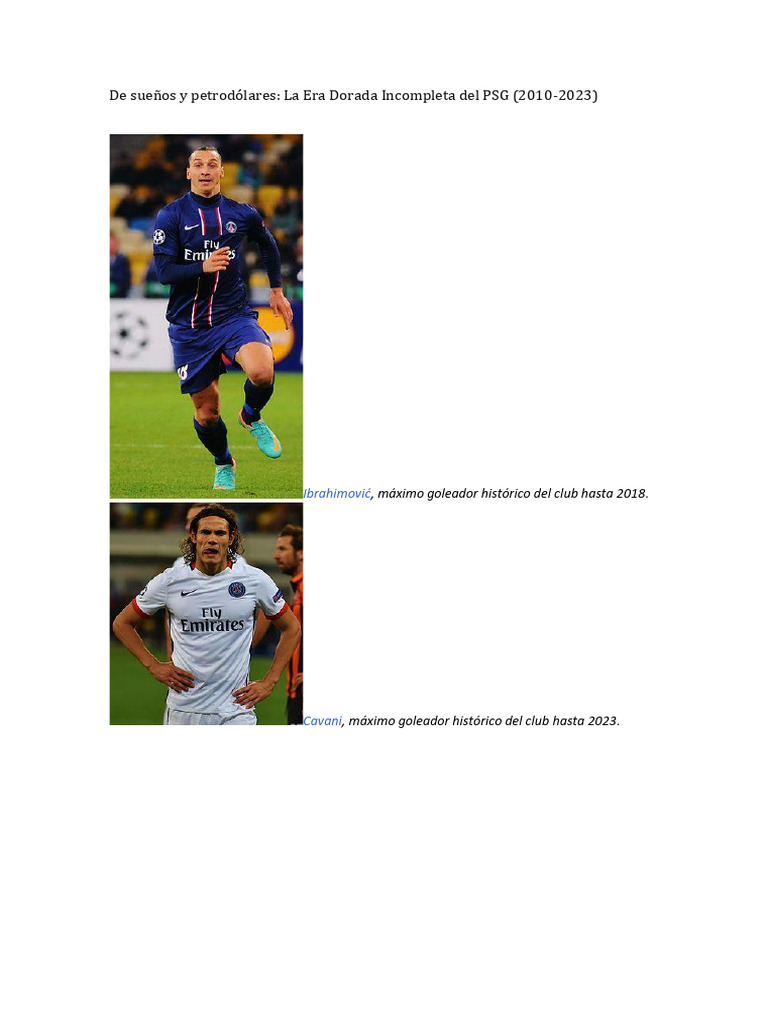 Todo Sobre PSG | PDF | Liga de Campeones de la UEFA | FC Barcelona