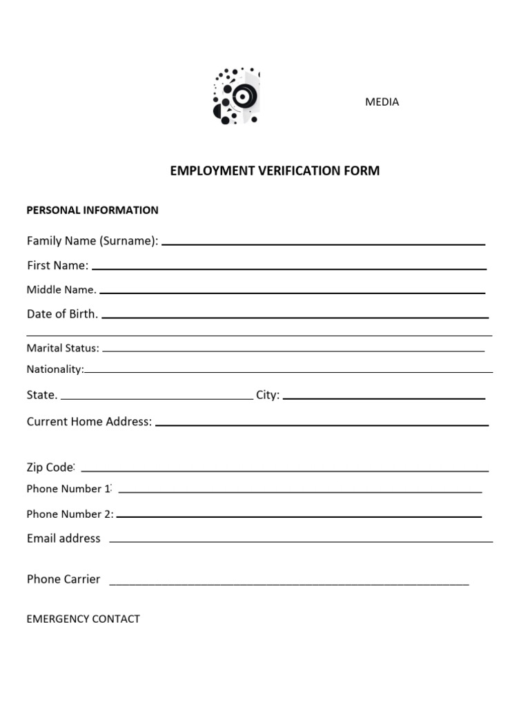 Aeon Media Verification Form | PDF