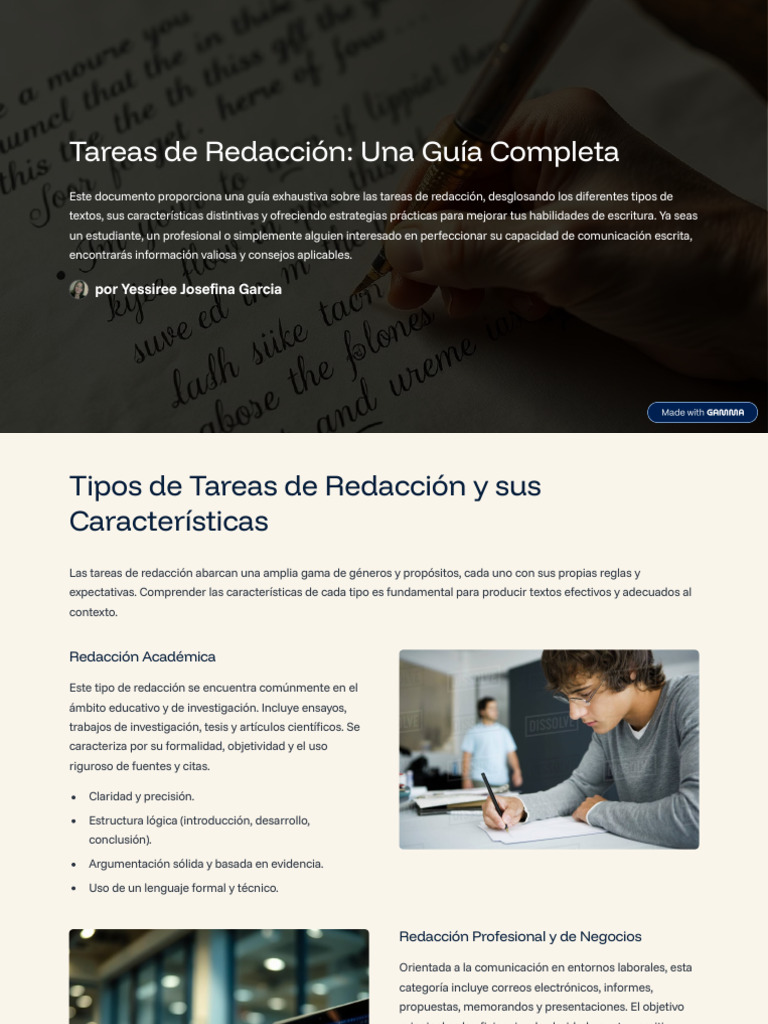 Guía Completa de Tareas de Redacción | PDF | Comunicación | Publicación