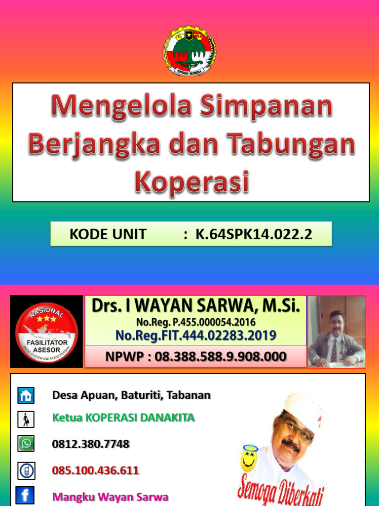 Pengelolaan Simpanan Koperasi Efektif | PDF