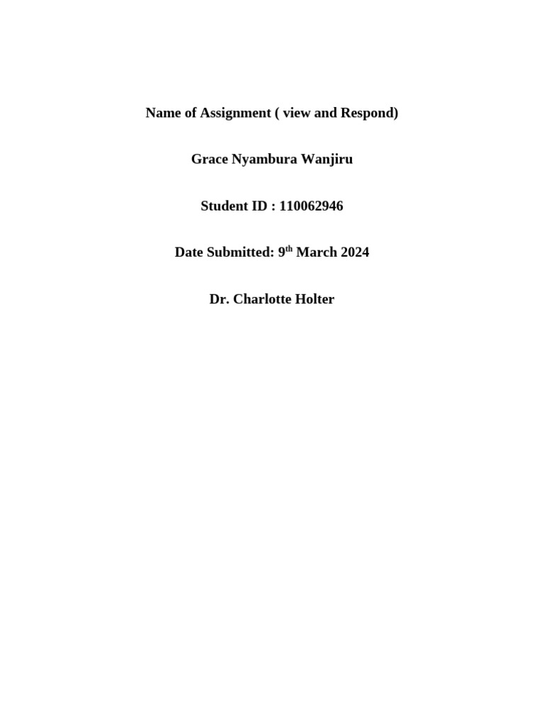 Mathematics Week 9 Assignment | PDF | Knowledge | Science