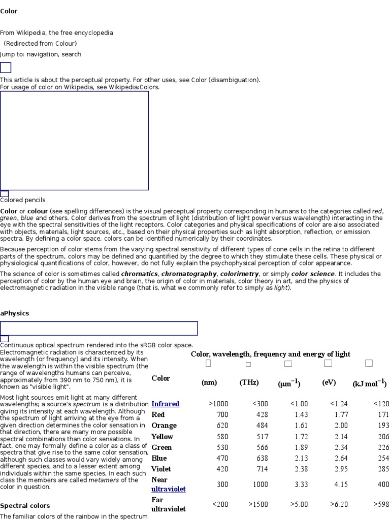 Color | Download Free PDF | Magenta | Color