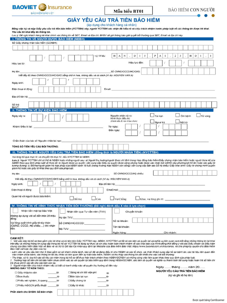 Bt01-Mẫu Gycttbh (Kh Cá Nhân) -Bán Chéo | PDF