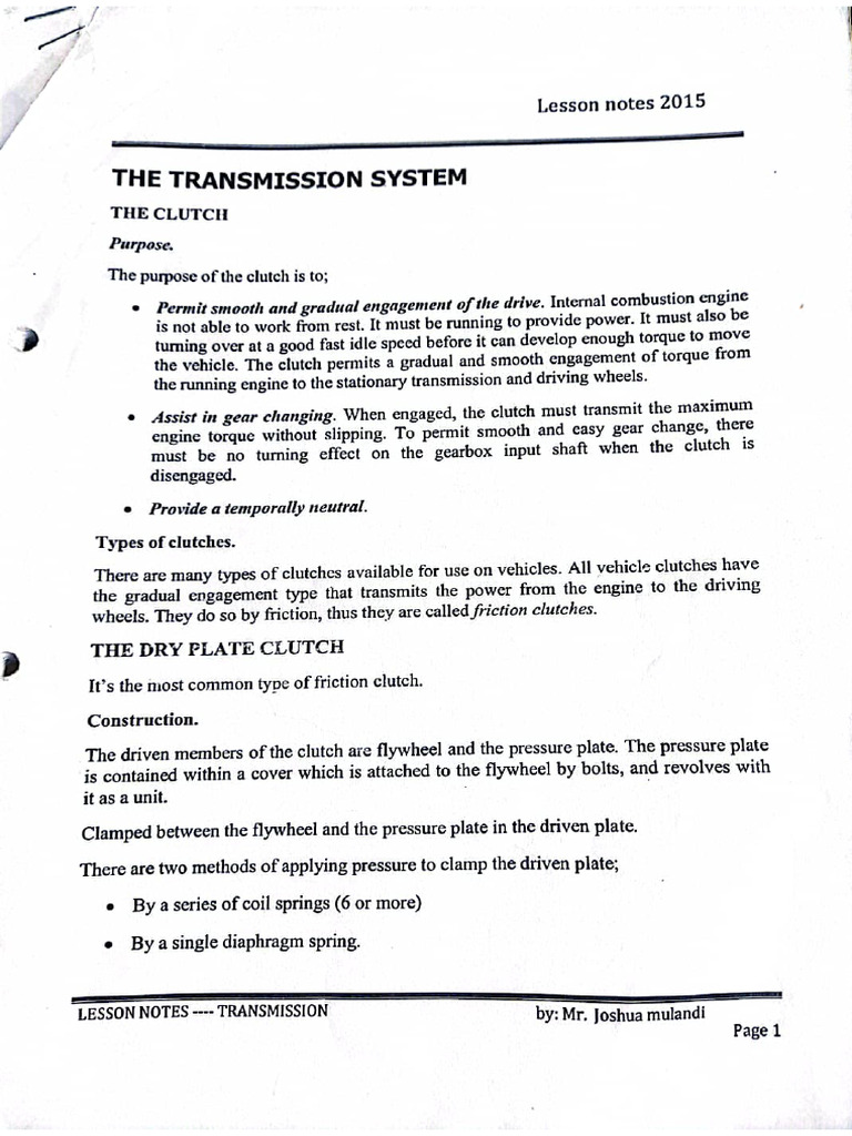 Transmission System | PDF