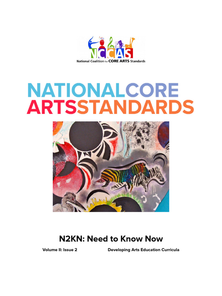 Arts Education Curriculum Standards Guide | PDF | Curriculum | Teachers