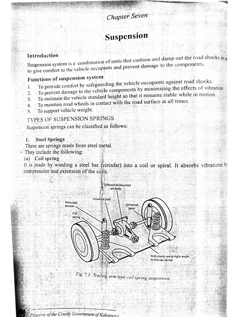 Suspension System 3 | PDF
