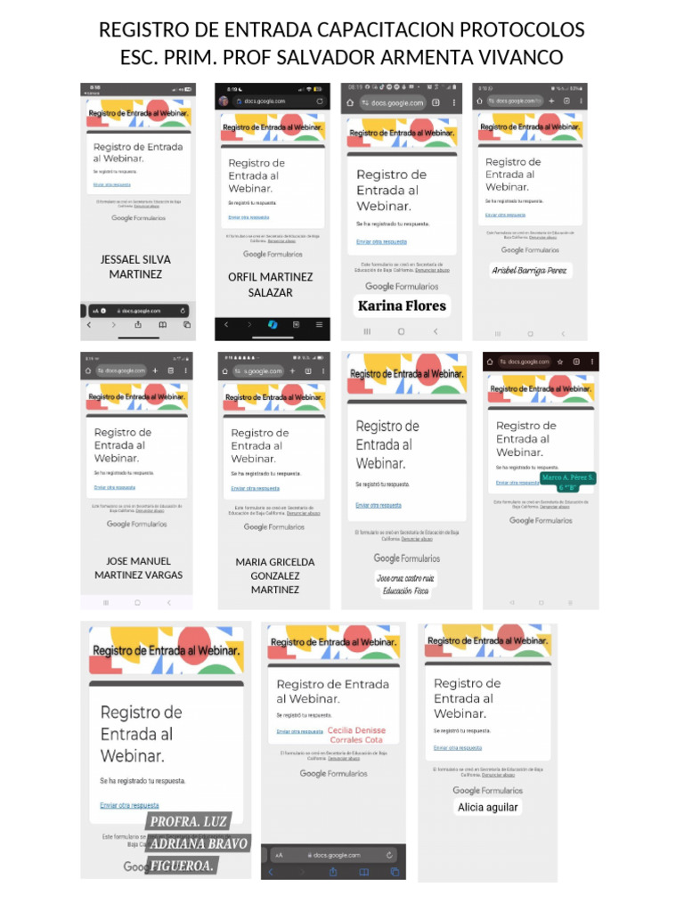 Evidencias Capacitacion Protocolos Sav | PDF