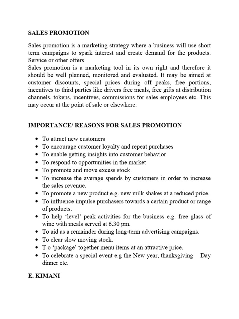 Sales Promotion Notes Module Three | PDF | Franchising | Advertising