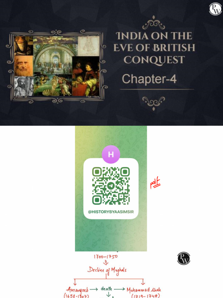 CHAPTER 4 India On The Eve of British Conquest Final | PDF