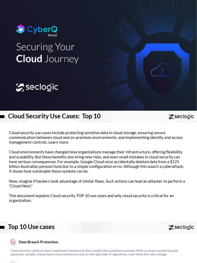 Top 10 Cloud Security Use Cases | PDF | Security | Computer Security