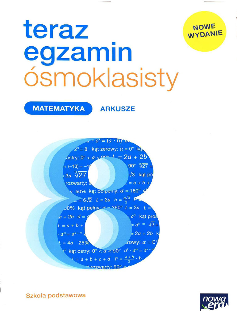 Nowa Era - Arkusze E8 Matematyka | PDF
