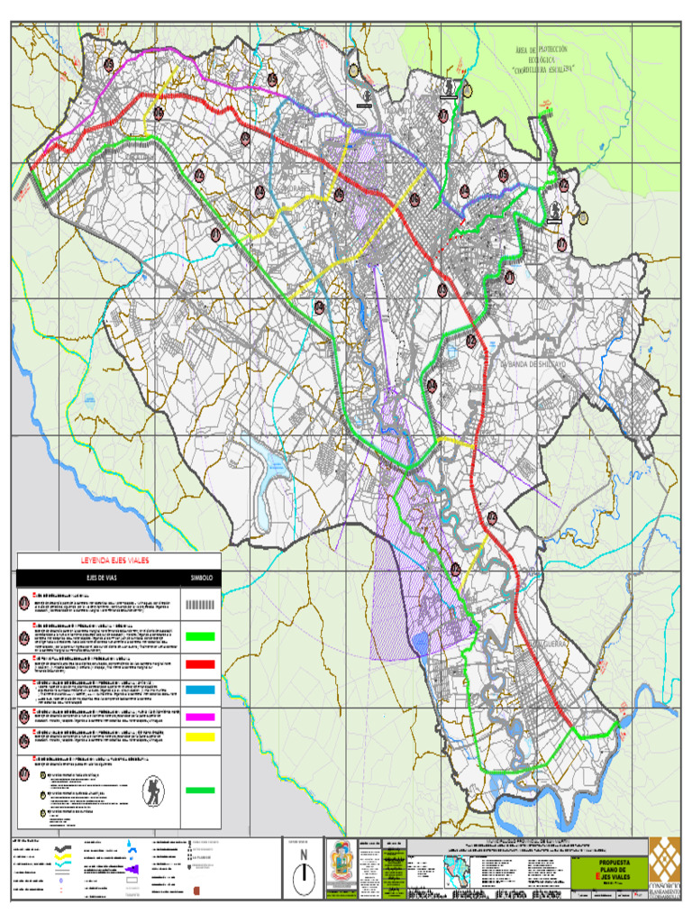 Pp-07 Plano de Ejes Viales-Pp-07 | PDF