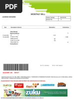 Kenya Power Utility Bill Template | PDF