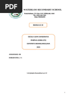 Isibonelo Sokubhala I-imeyili Yesimemo | PDF