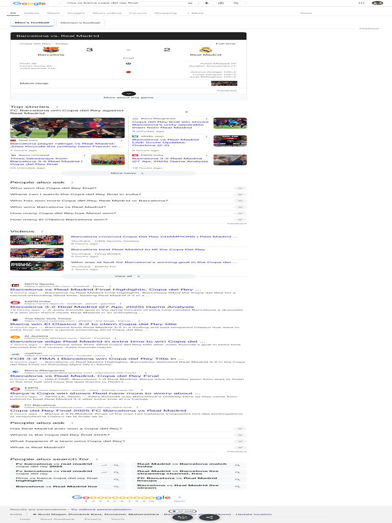 Rma Vs Barca Copa Del Rey Final - Google Search | PDF | Fc Barcelona ...