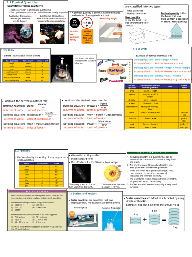 Physics Handout Compiled | PDF