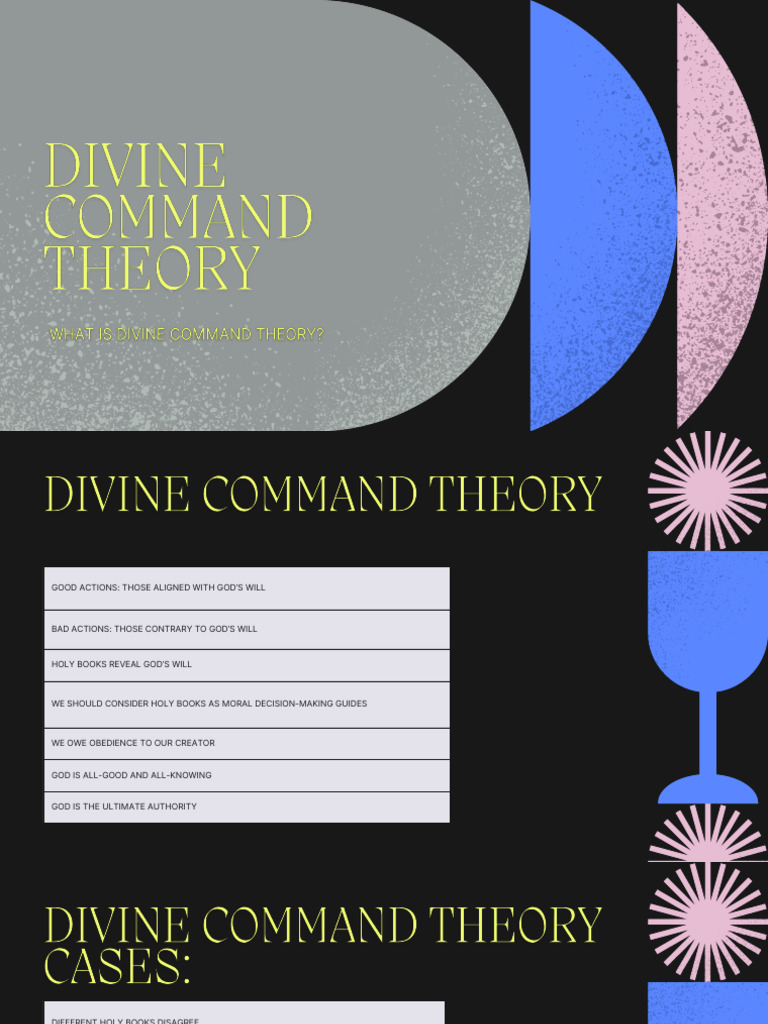 Divine Command Theory | PDF
