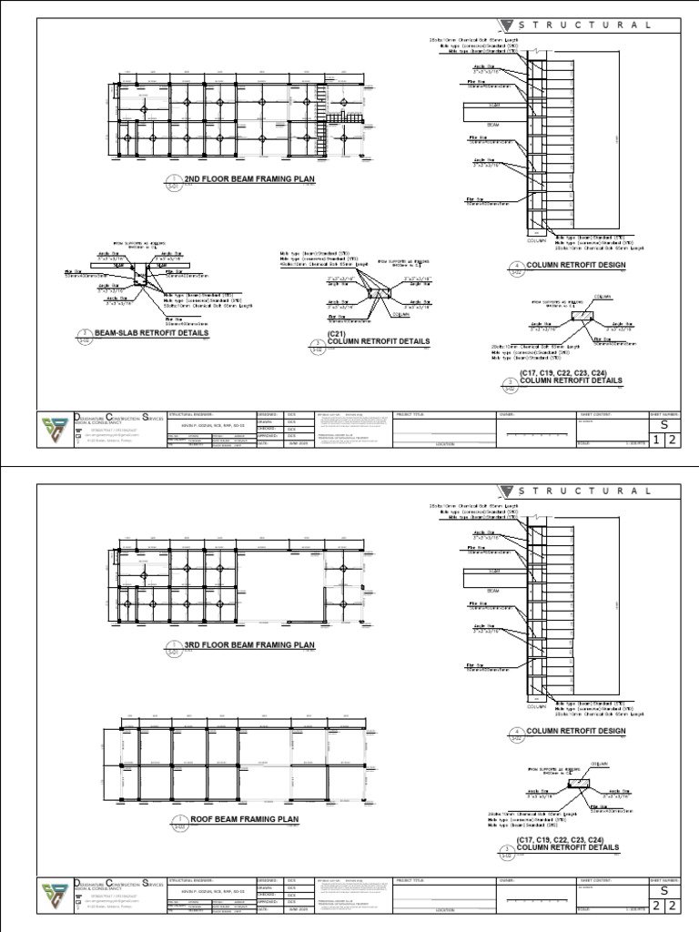 Halong Bay Structural Plans | PDF