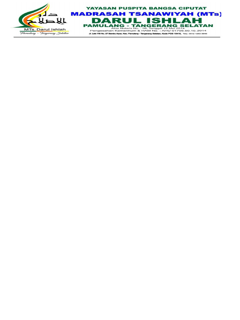 Daftar Nilai PH PTS PAS FIX | PDF