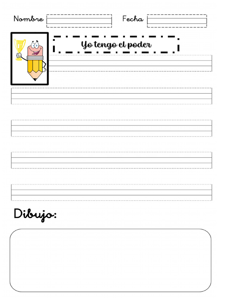 Yo Tengo El Poder Ficha para Crear Las Palabras | PDF