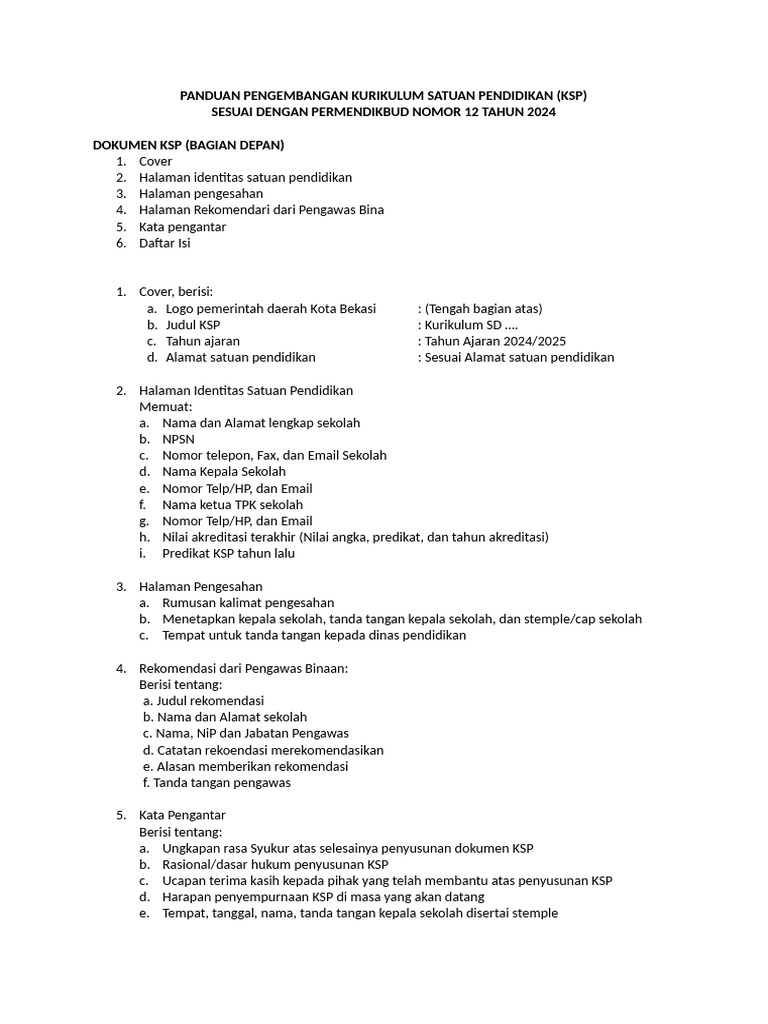 Inspirasi Draft KSP | PDF