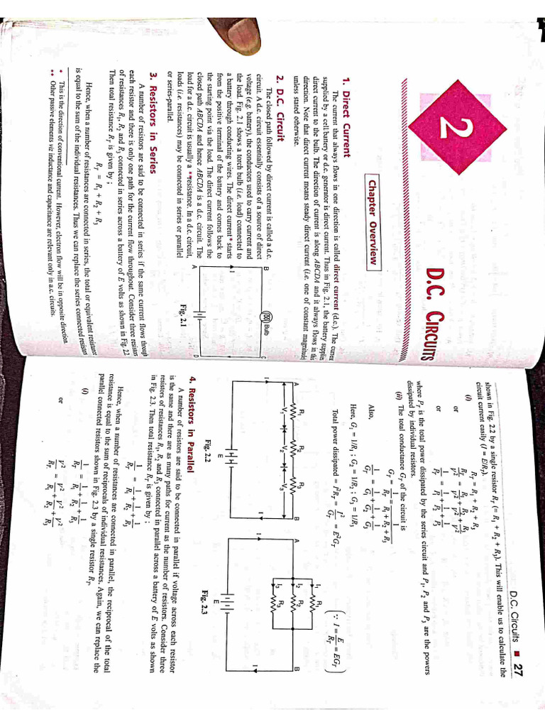 D.C. Circuit | PDF