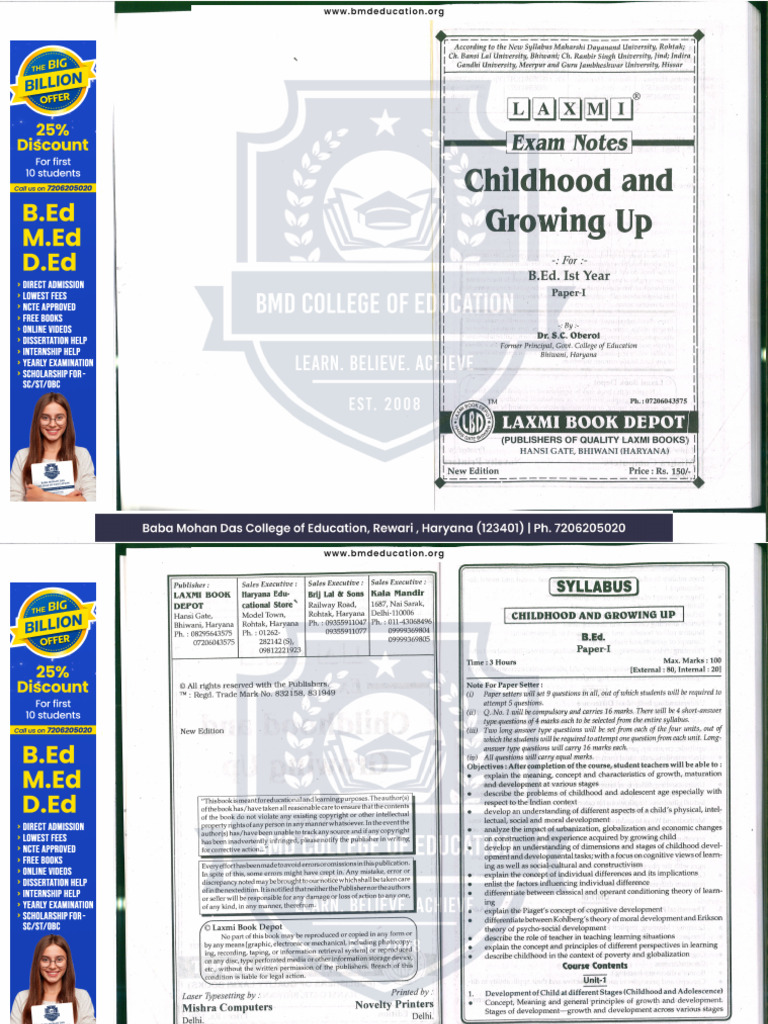 Childhood and Growing Up | PDF