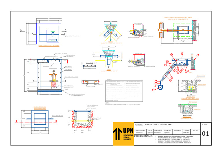 Plano de Detalles de Accesorios-Layout2 | PDF | Bienes manufacturados | Suministro de agua