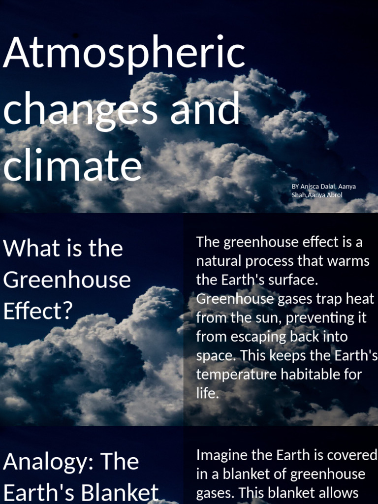 Chem Atmosphere Changes and Climate | PDF