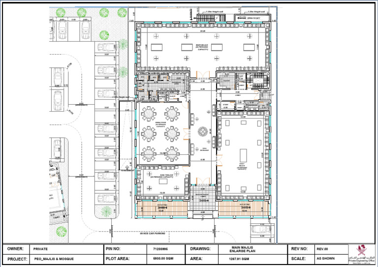 Majlis Ground Floor Plan | PDF | Buildings And Structures | Interior Design
