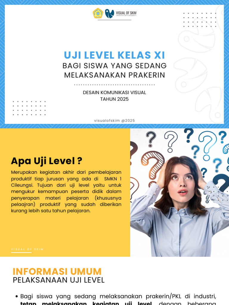 Uji Level Kelas XI SMK Skim 2025 | PDF