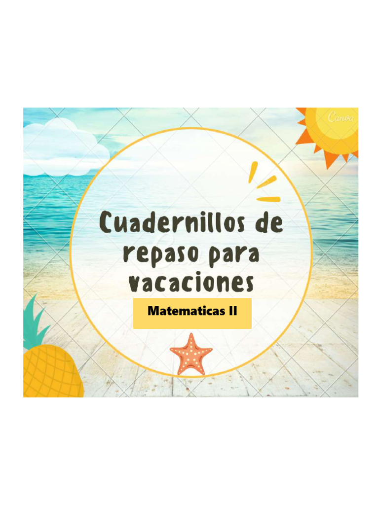 Cuadernillo_Matematicas 2do. | PDF