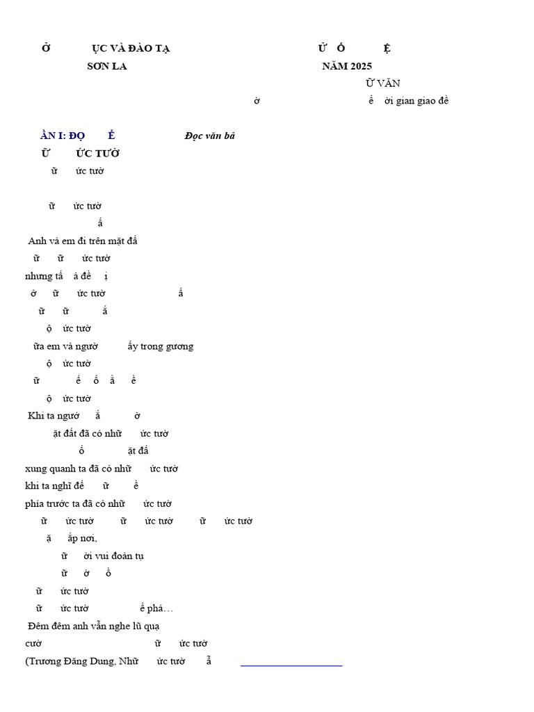 ĐỀ - HDC TN (SƠN LA) | PDF
