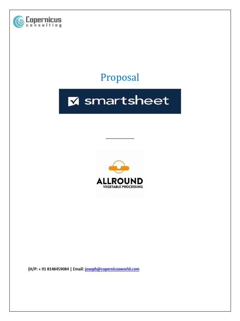 Proposal AllroundVegetable Processing V1.2 | PDF | Business | Computing