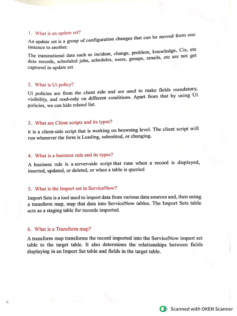 Servicenow Prompt | PDF