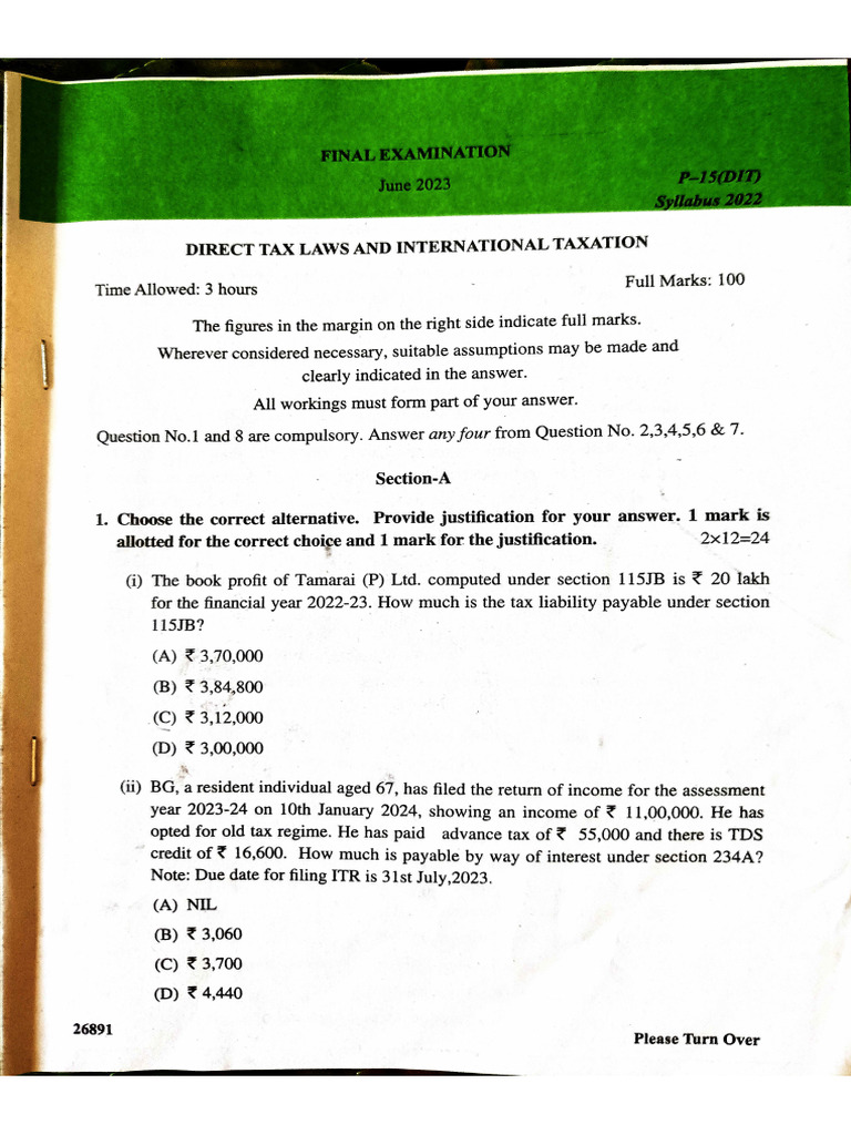P15 DT Syllabus 2022 | PDF
