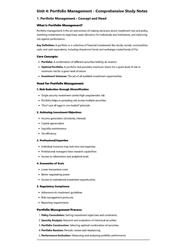 Foi Unit 4 | PDF