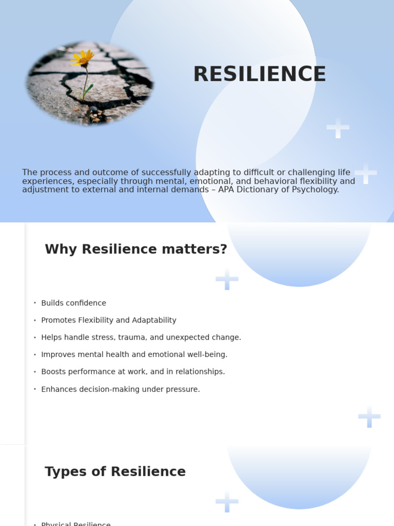 Building Resilience: Key Strategies & Benefits | PDF