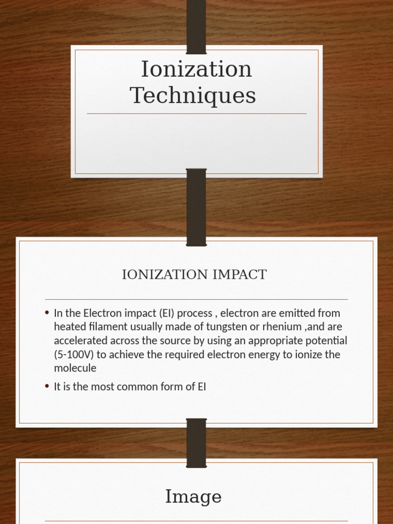 Ionization Techniques 1 | PDF