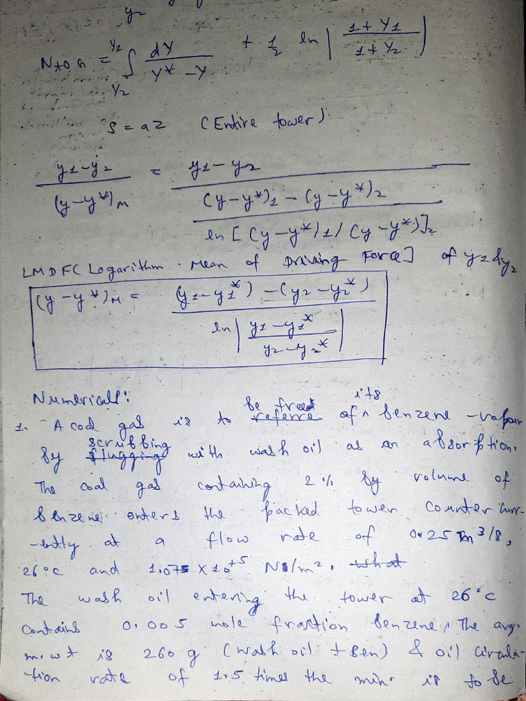 Absorption - Numericals | PDF