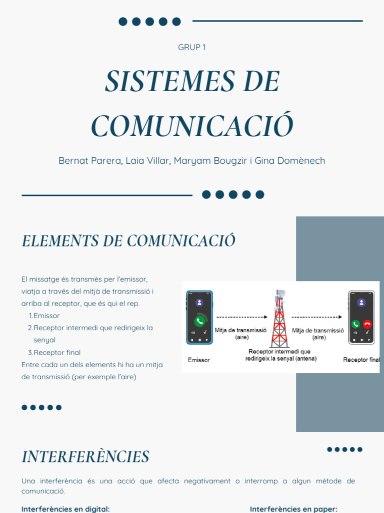 Sistemes de Comunicació | PDF