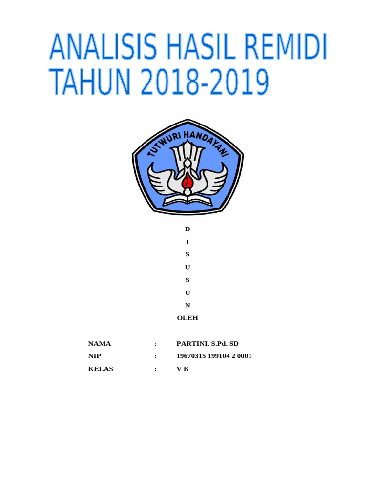 Analisis Hasil Remidi Kelas V SD | PDF