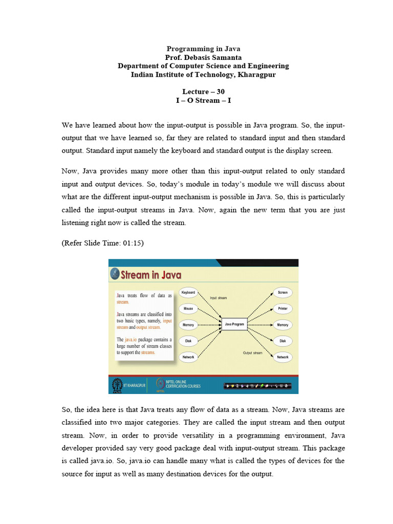 Week 7 and 8 Java) | PDF | Computer File | Input/Output