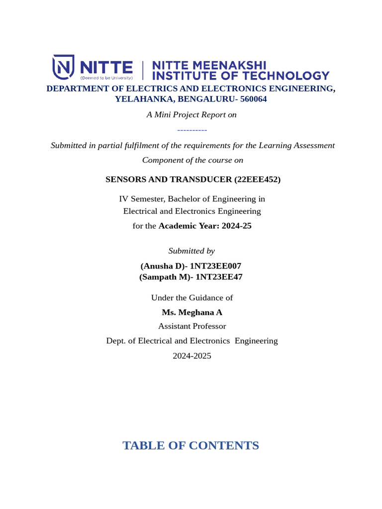 Mini Project Report Template 2d1f1b6ef9387fd213b0ff64956f90e7 | PDF ...