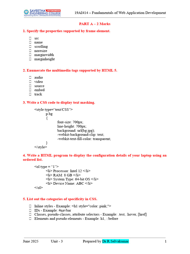 Web Application Development Basics Pdf Hyperlink Html Element