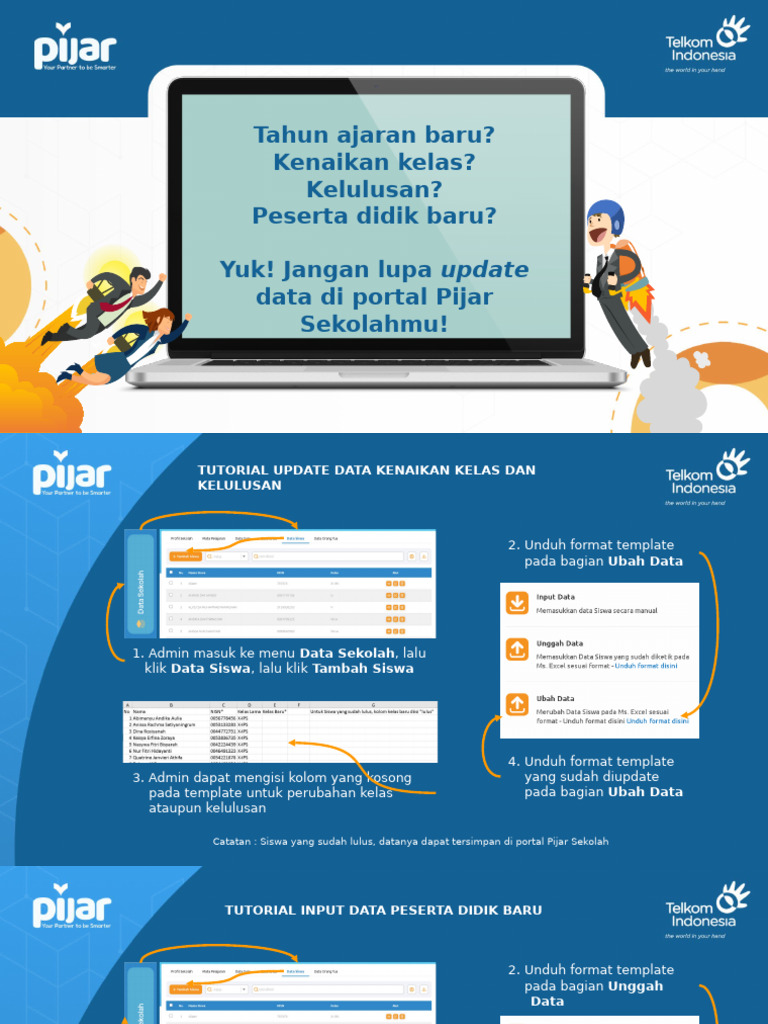 Update Data Kenaikan Kelas, Kelulusan, Dan Input Data Peserta Didik Baru | PDF