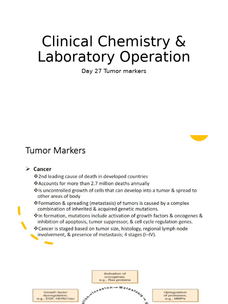 Day 27 Tumor Markers | PDF | Immunoassay | Immunohistochemistry
