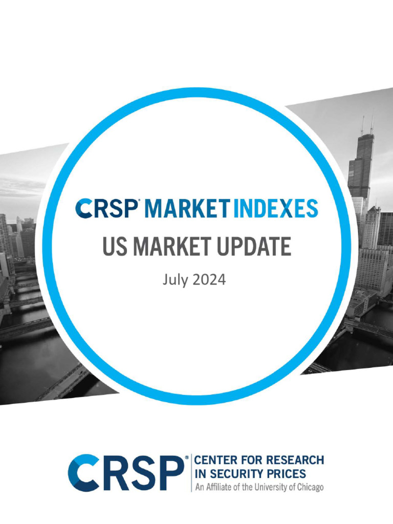 CRSP Market Update - July 2024 | PDF | Investing | Stocks